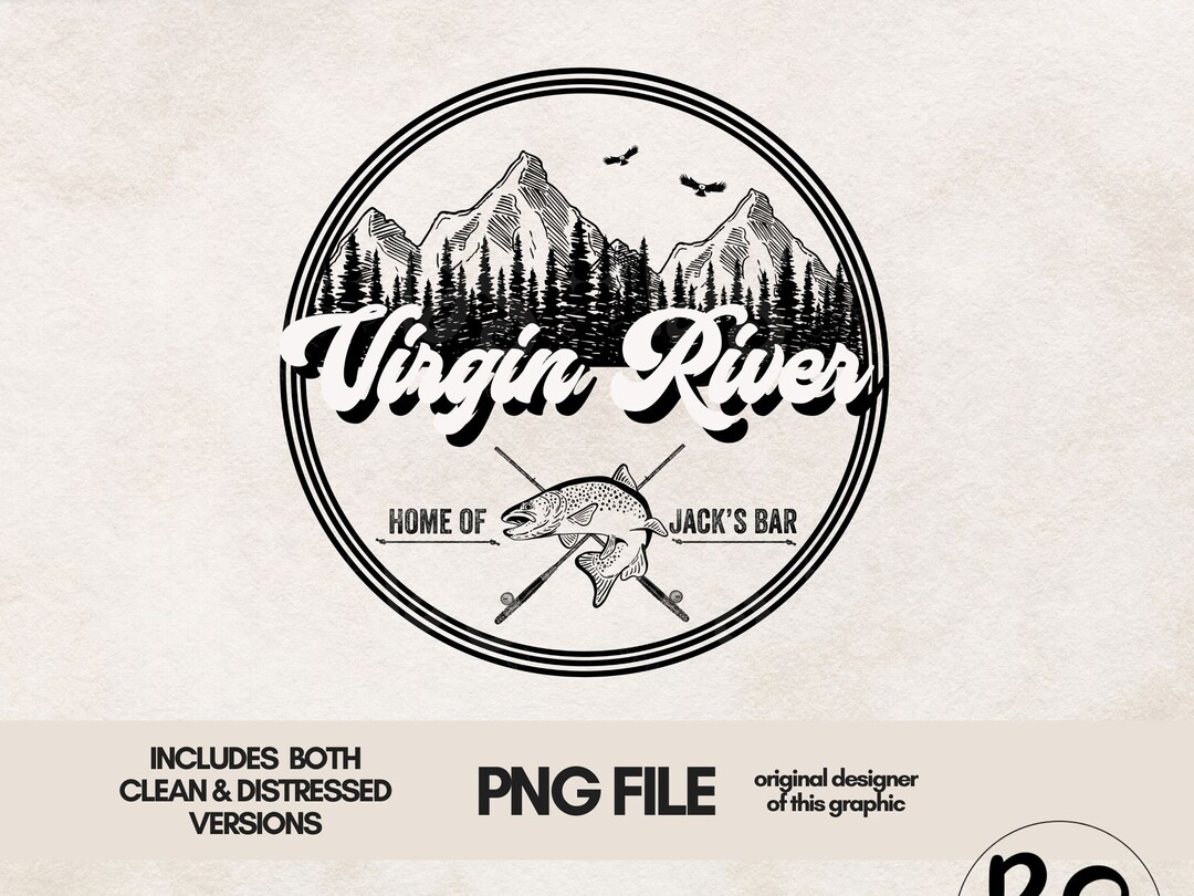 Virgin River PNG File for Sublimation Printing DTG Printing - Jack's ...