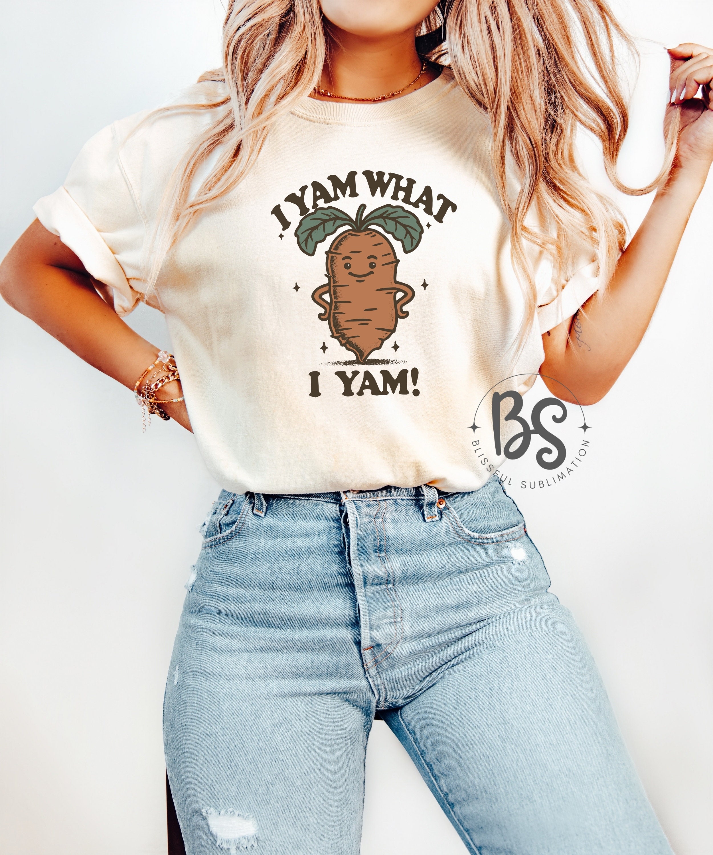 I Yam What I Yam PNG - Funny Yam Pun Design | Foodie, Vegetable Digital ...