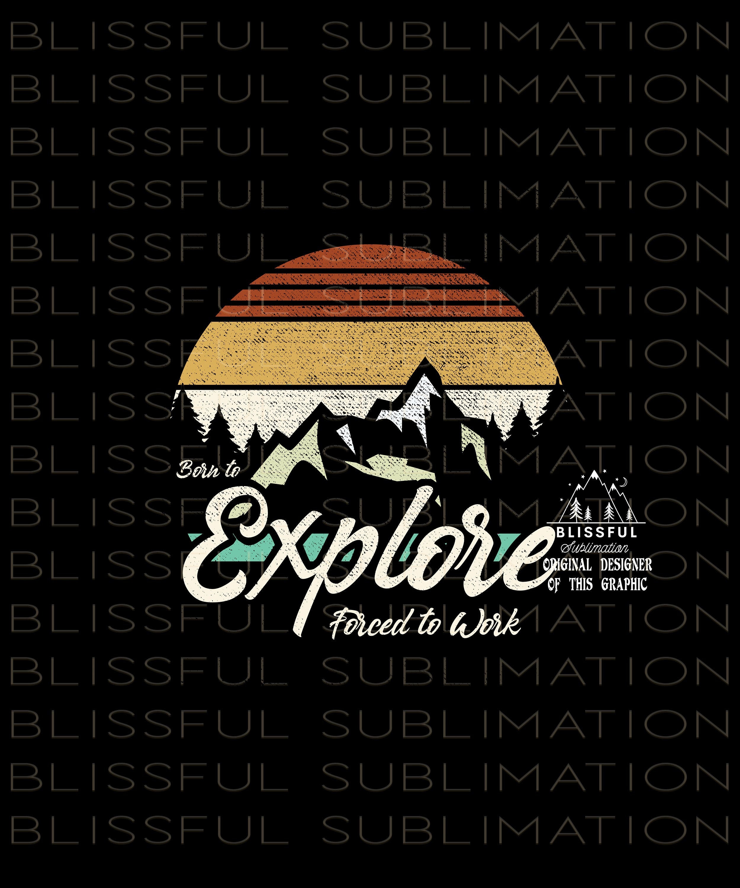 Retro PNG file for sublimation Explore Png Sublimate design | Etsy