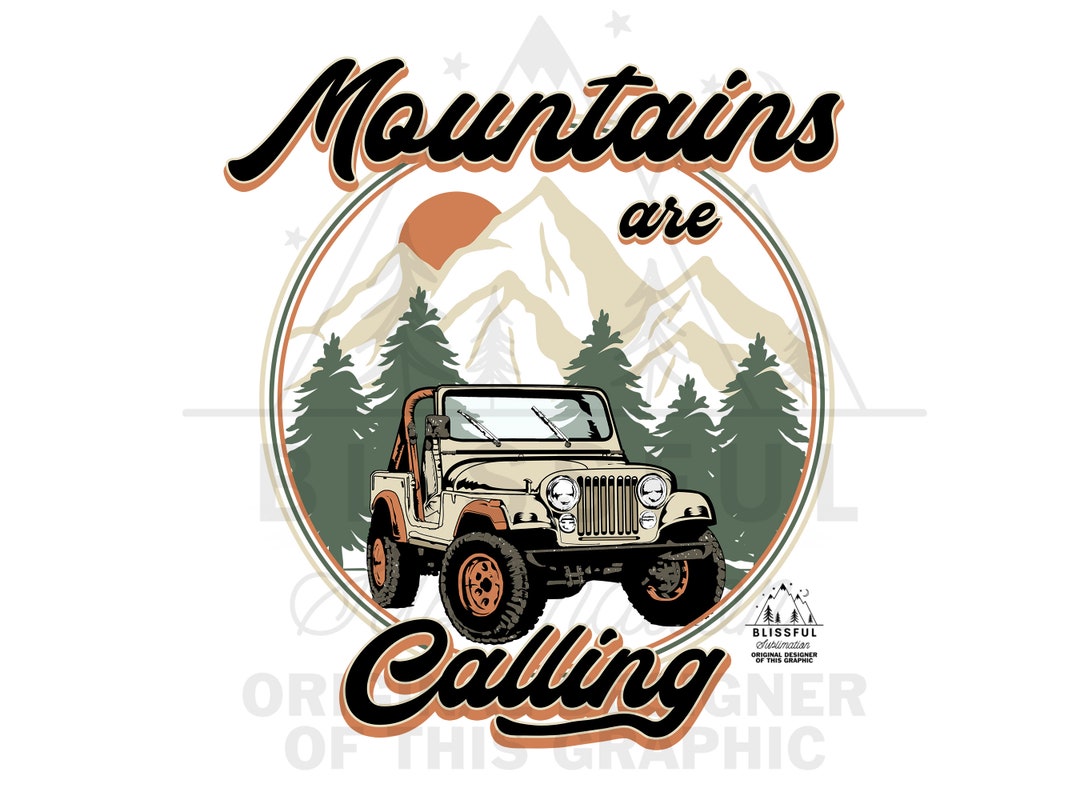 Retro Sublimation Design Download Jeep PNG Sublimation T - Etsy Italia