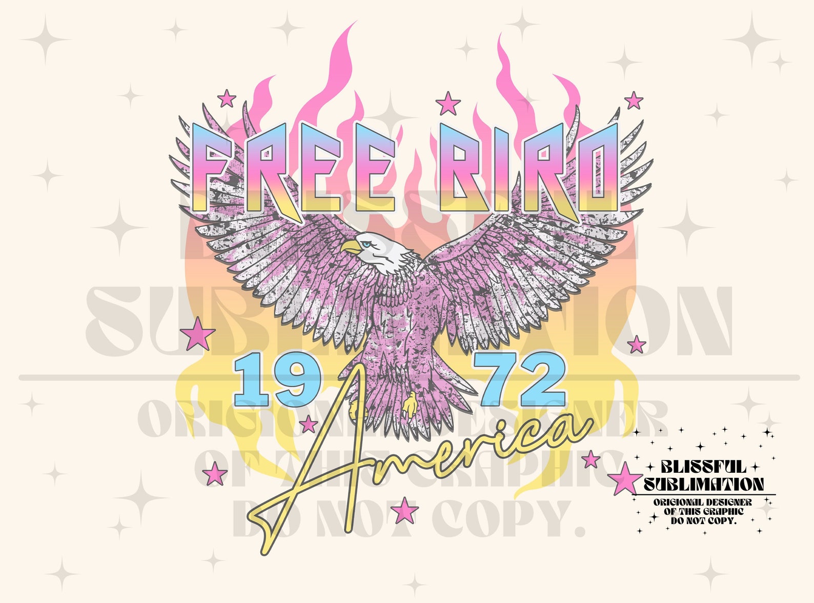 Freebird PNG Rock and Roll Sublimation Download Music - Etsy