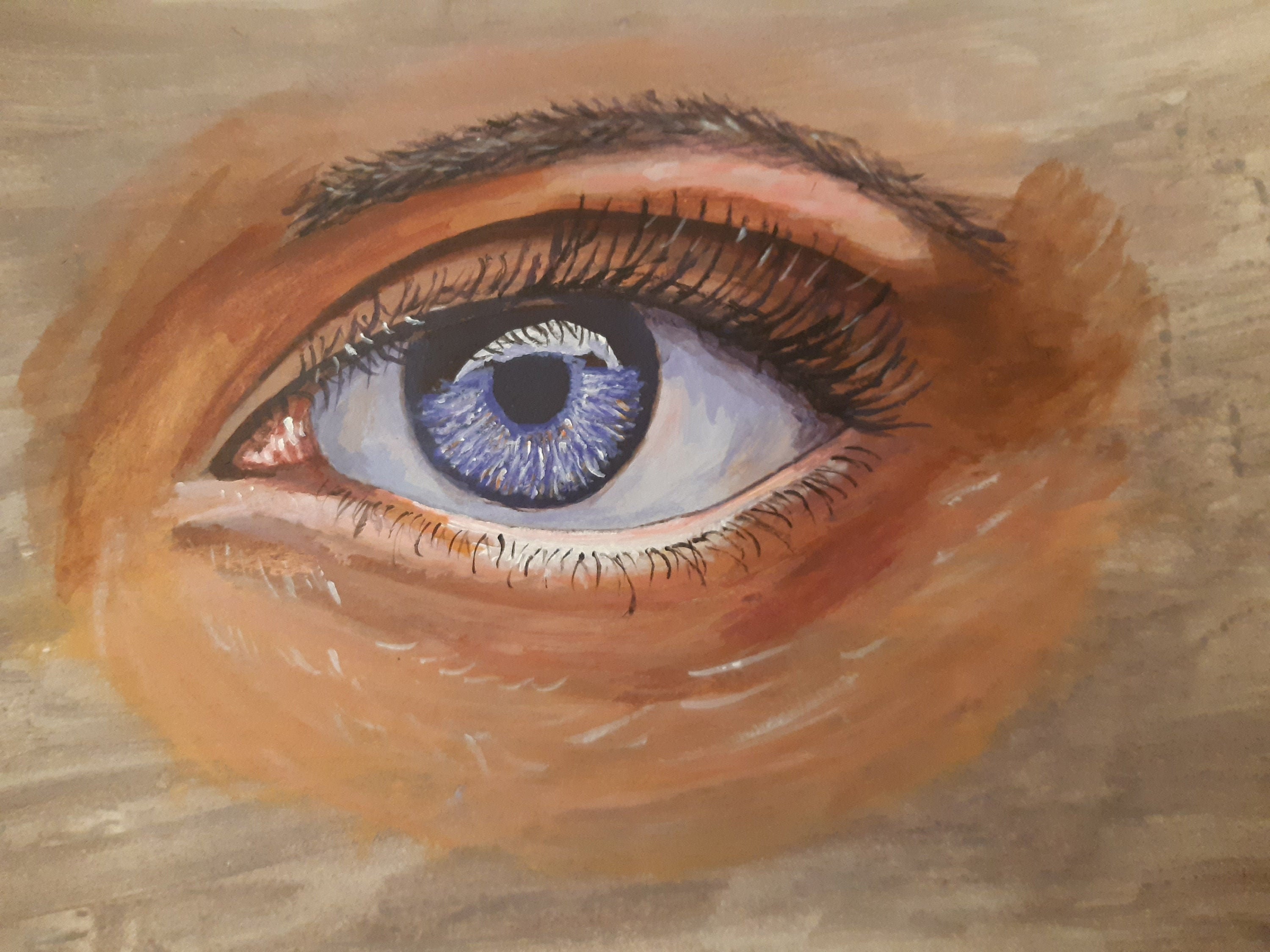 Paintings Of Eyes With Acrylic Paint