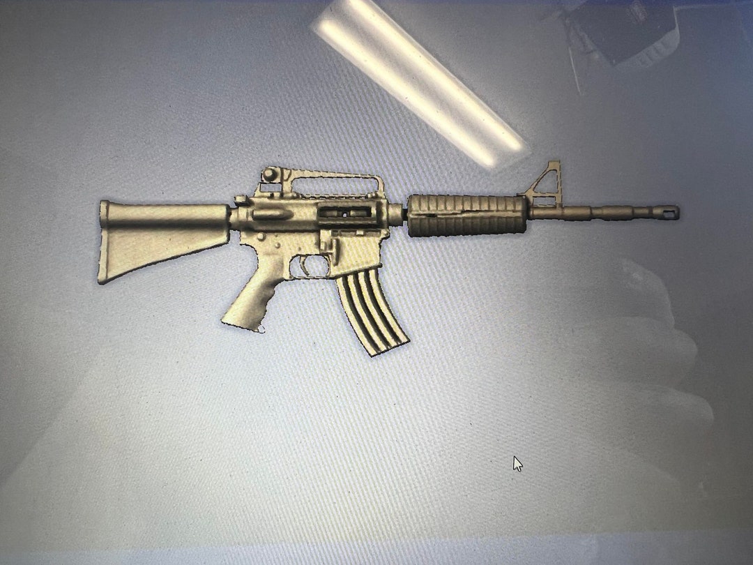 3D M-16 STL File - Etsy