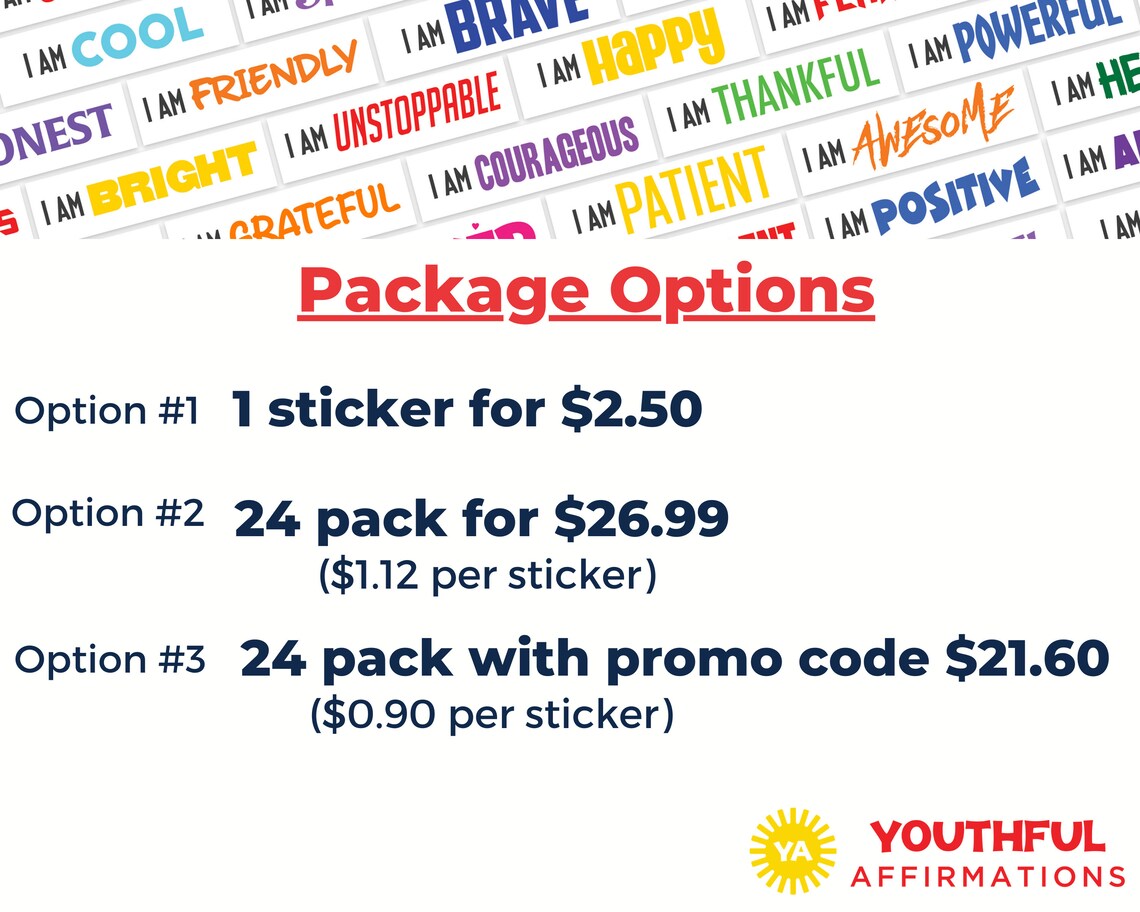 Reusable Affirmation Window Cling/mirror Cling/stickers - Etsy