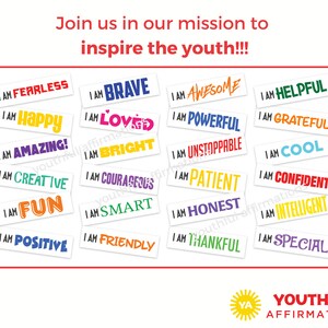 Reusable Affirmation Window Cling/mirror Cling/stickers - Etsy