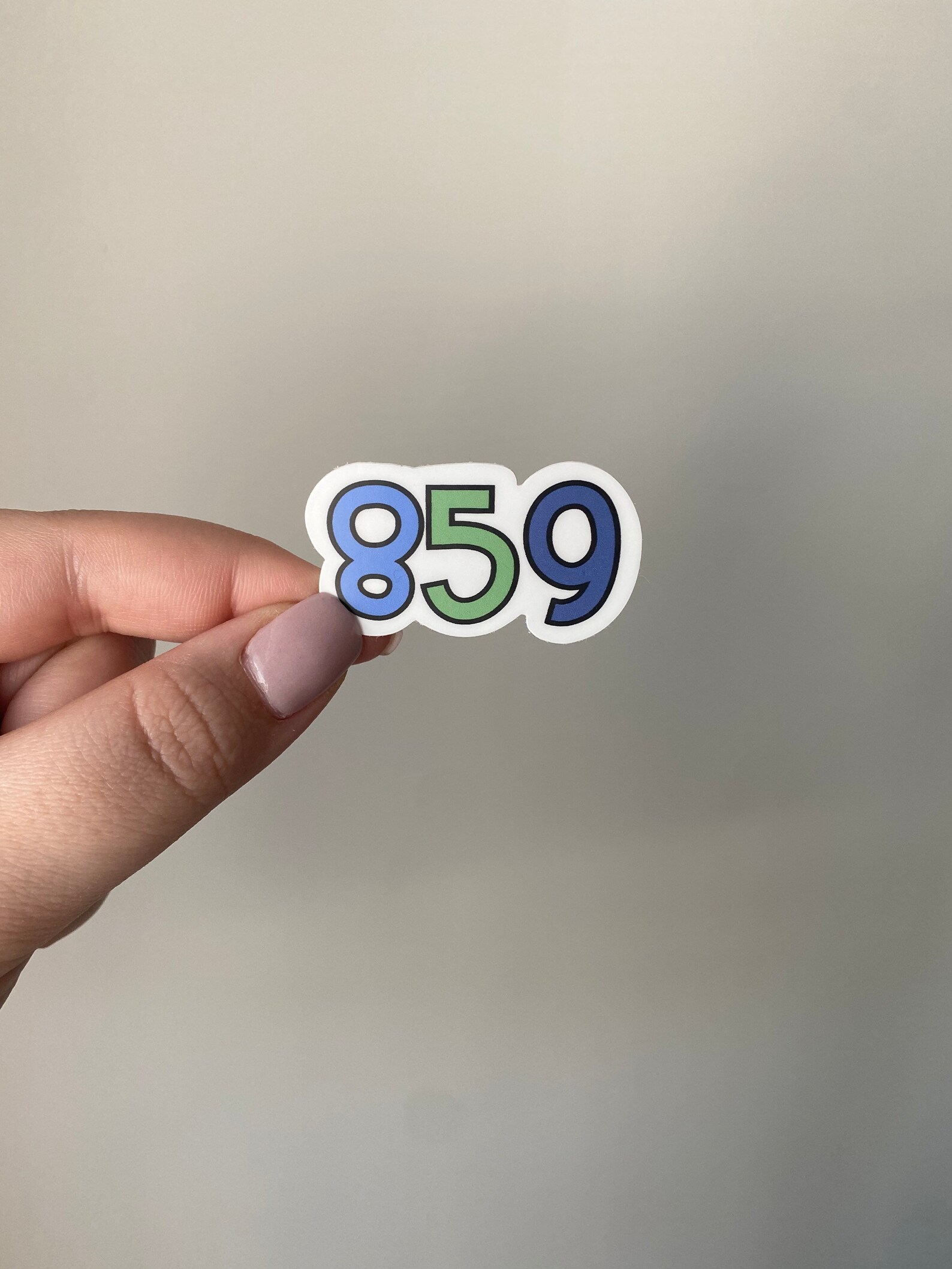 859 Area Code Sticker Kentucky Area Code | Etsy