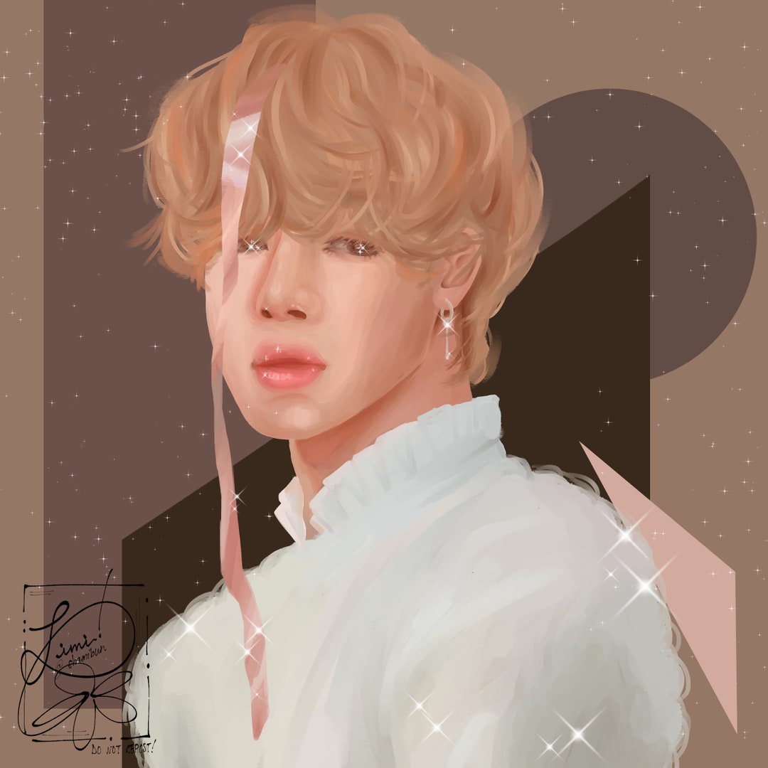 BTS JIMIN Angel Art Print - Etsy