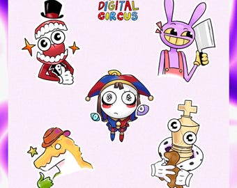 The Amazing Digital Circus Charms! - Etsy