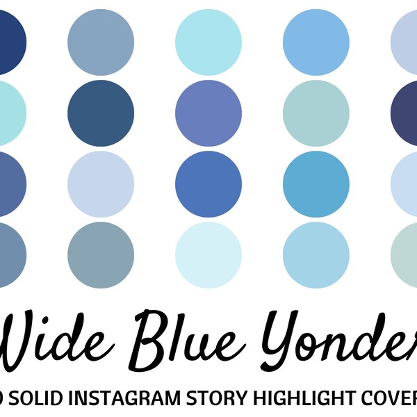 Dusty Blue Palette - Etsy