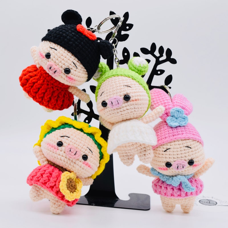 Crochet Animals Keychain - Etsy
