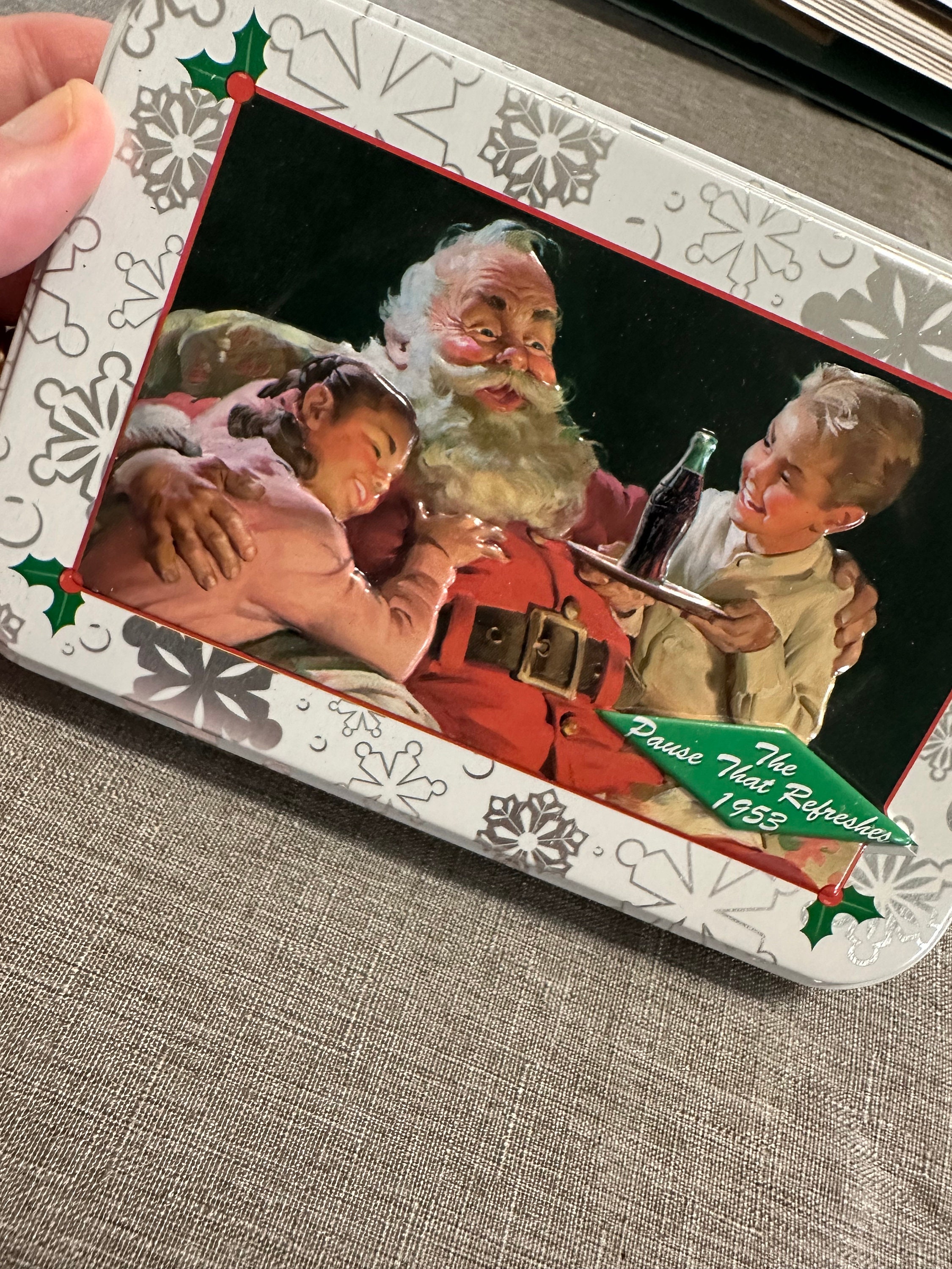 Coca Cola Christmas Collection Card Set, Santa Cards, Coca Cola Cards ...