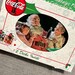 Coca Cola Christmas Collection Card Set, Santa Cards, Coca Cola Cards ...