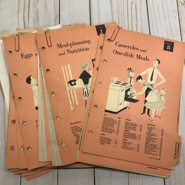 Vintage Recipe Book - Etsy