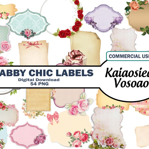 Shabby Chic Clipart - Etsy