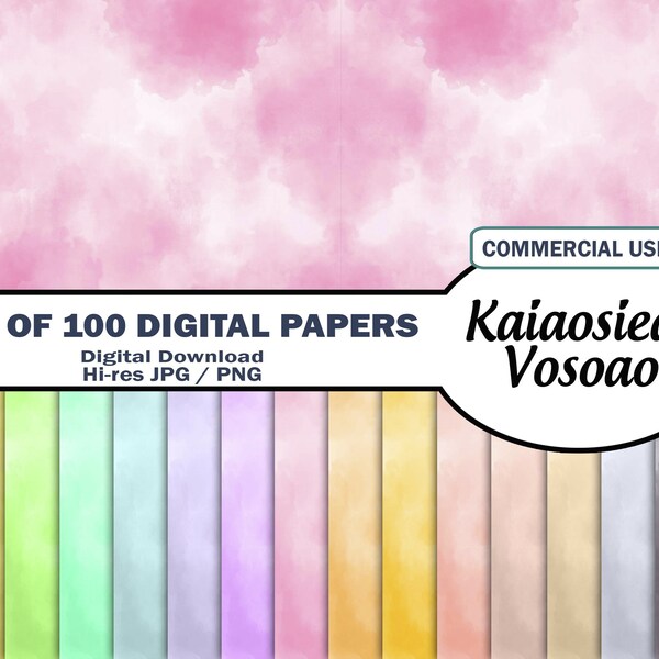 Ombre Watercolor - Etsy