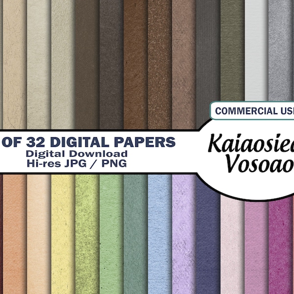 Digital Paper Kraft - Etsy