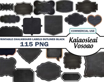 Free Chalkboard Label Clipart