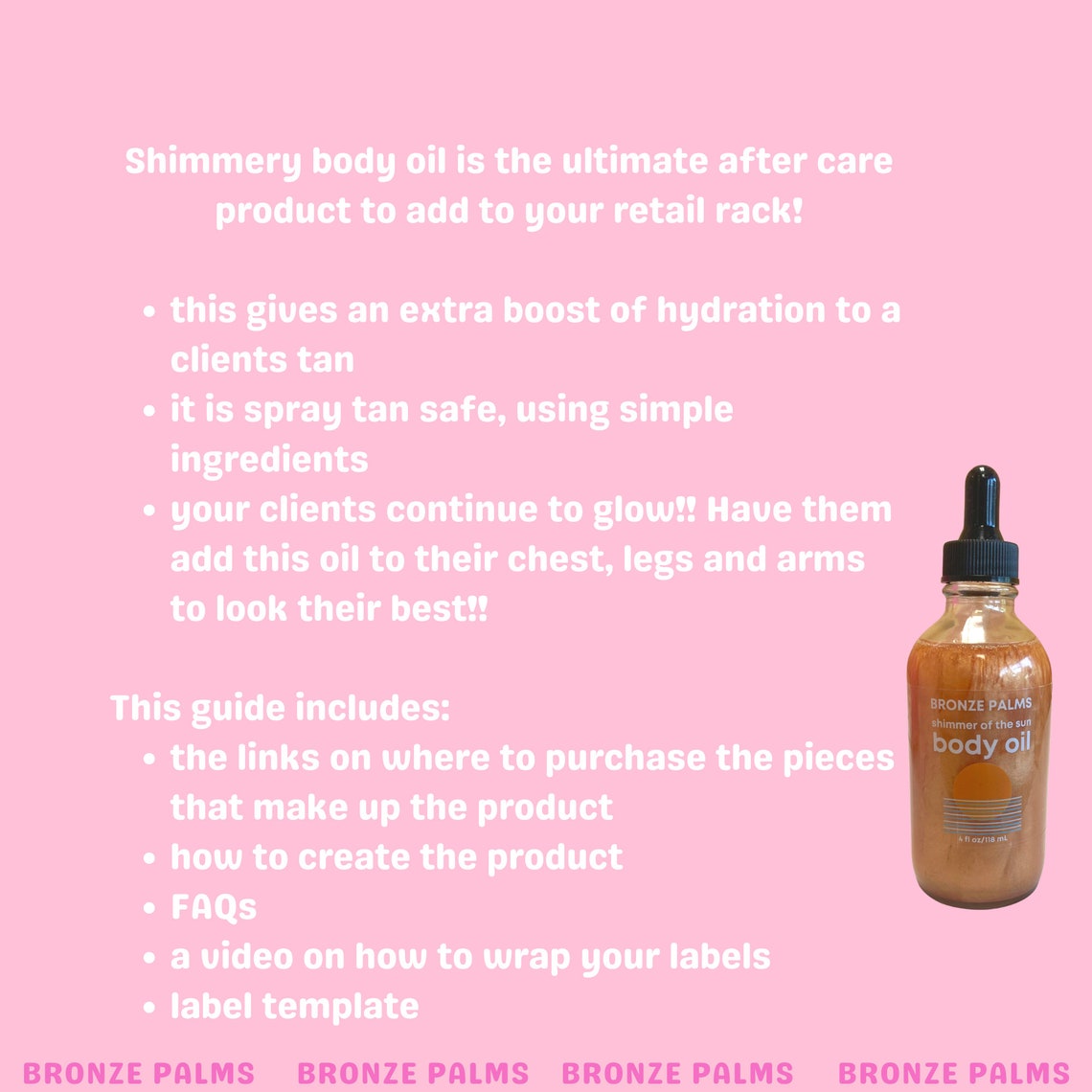 Spray Tan Powder & Body Oil Recipe Guide | Spray Tan Drying Powder ...