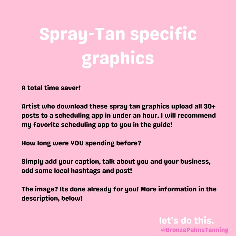 Spray Tan Instagram Graphic Quotes, Spray Tan Business, Canva Instagram ...