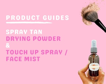 Spray Tan Powder & Body Oil Recipe Guide | Spray Tan Drying Powder ...