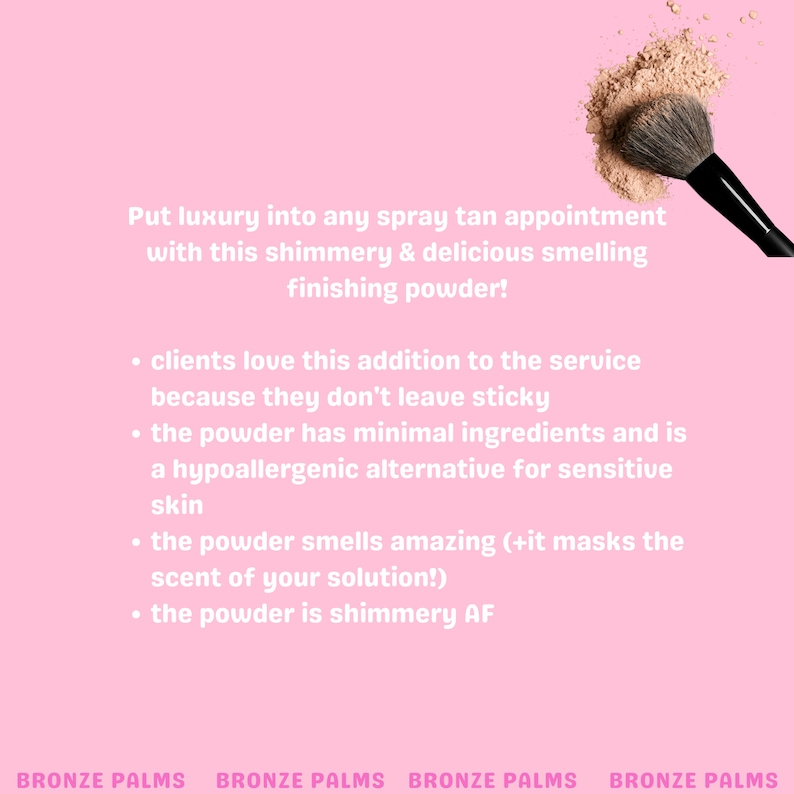 Spray Tan Powder & Body Oil Recipe Guide | Spray Tan Drying Powder ...