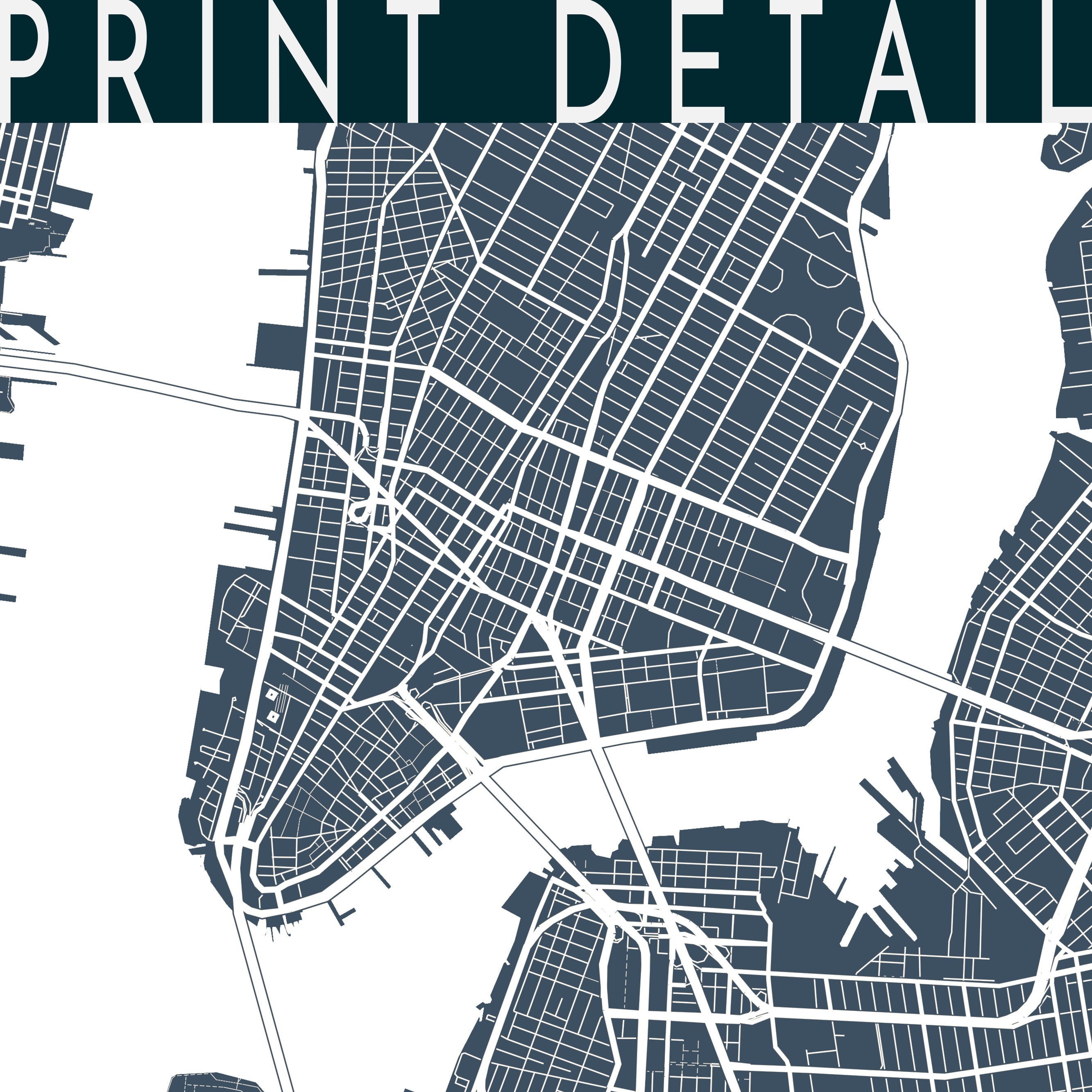 Memphis Tennessee City Map Art: Modern Minimalist Print (digital File ...