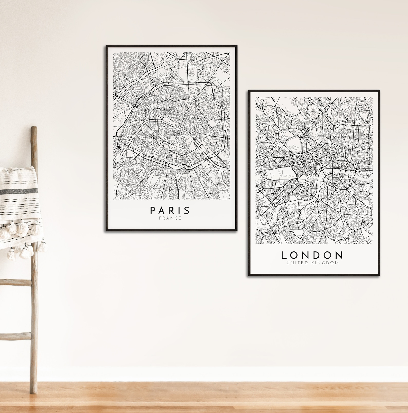 BENTONVILLE City Map PRINTABLE Black and White Wall Art Poster | Etsy