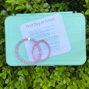 First Day of Kindergarten Bracelet Set / Mommy and Me Back to School ...