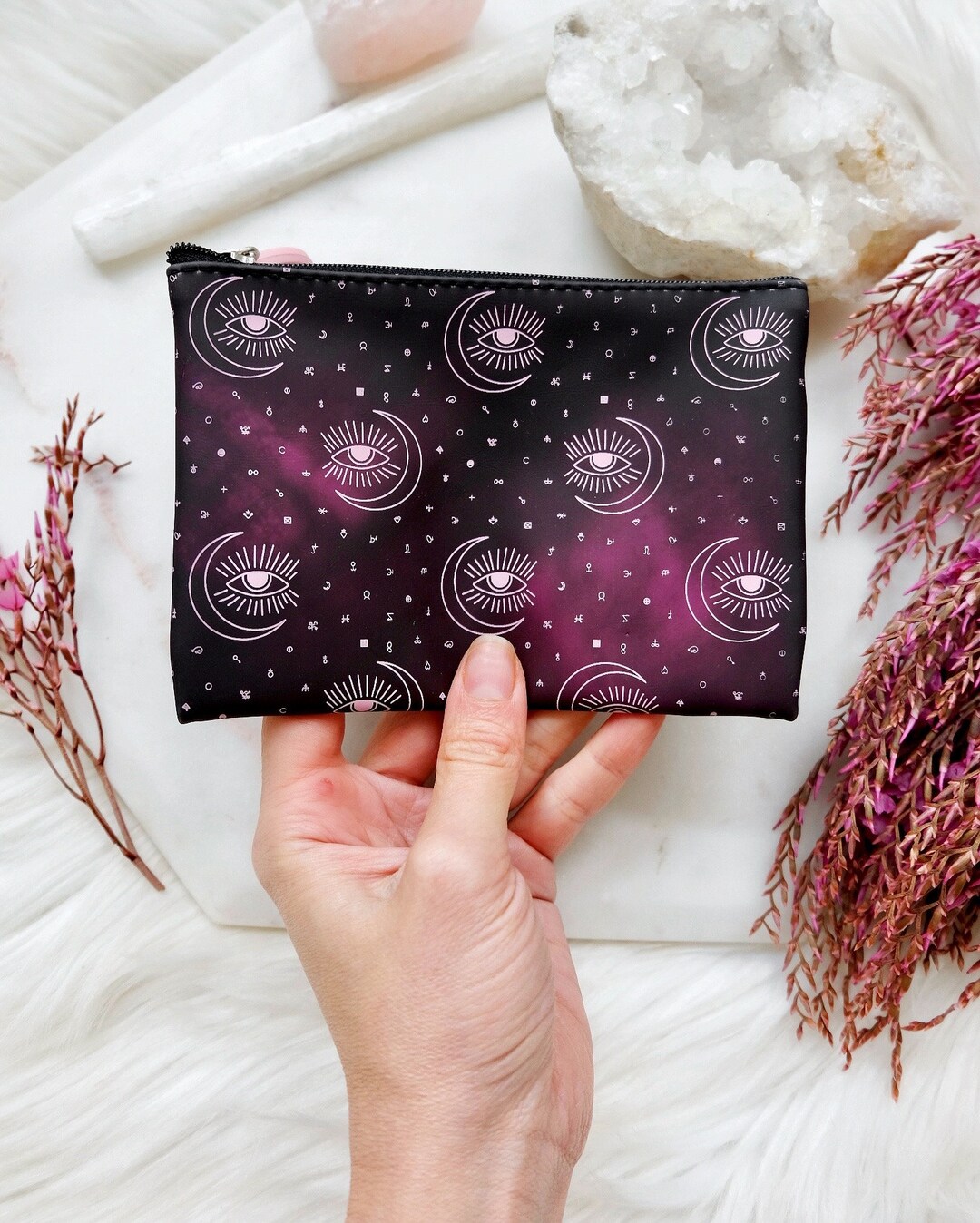 Color Changing Pouch Magic Bag, Witchy Gift, Makeup Bag, Crystal Pouch ...