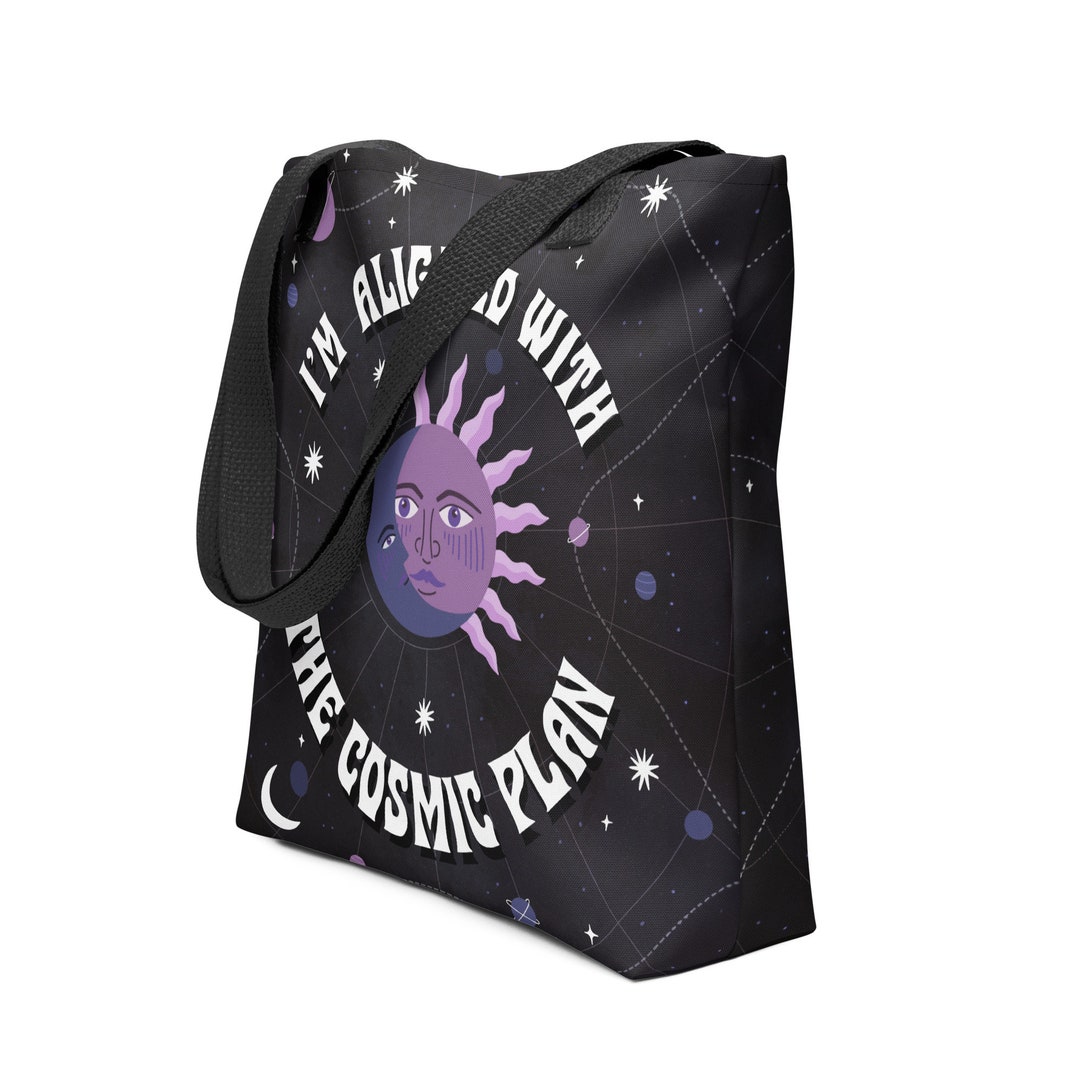 I'm Aligned With the Cosmic Plan Tote Bag - Etsy