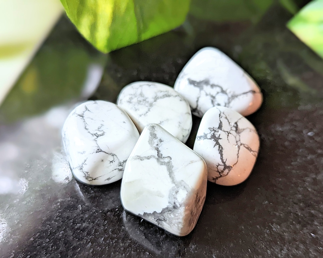 Tumbled White Howlite Crystal Lover, Crystal Collector, Color Magic ...