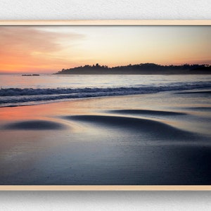 Carmel Beach Sunset California Sunset Wall Art Ocean | Etsy