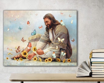 Butterfly Jesus Art - Etsy