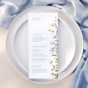 Wedding Menu Cards Place Settings Bundle Digital Template Minimalist ...