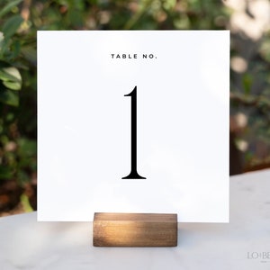 ALTAR | Minimalist Table Number Template DIY Instant Download Elegant ...