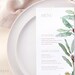PARADISE | Tropical Menu Template Editable Template Instant Download ...