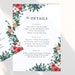 Holiday Itinerary Template, Printable Christmas Itinerary Schedule ...
