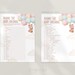 TEDDY | Name the Baby Animal Game Baby Shower Game Editable Template ...