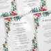 Holiday Itinerary Template, Printable Christmas Itinerary Schedule ...
