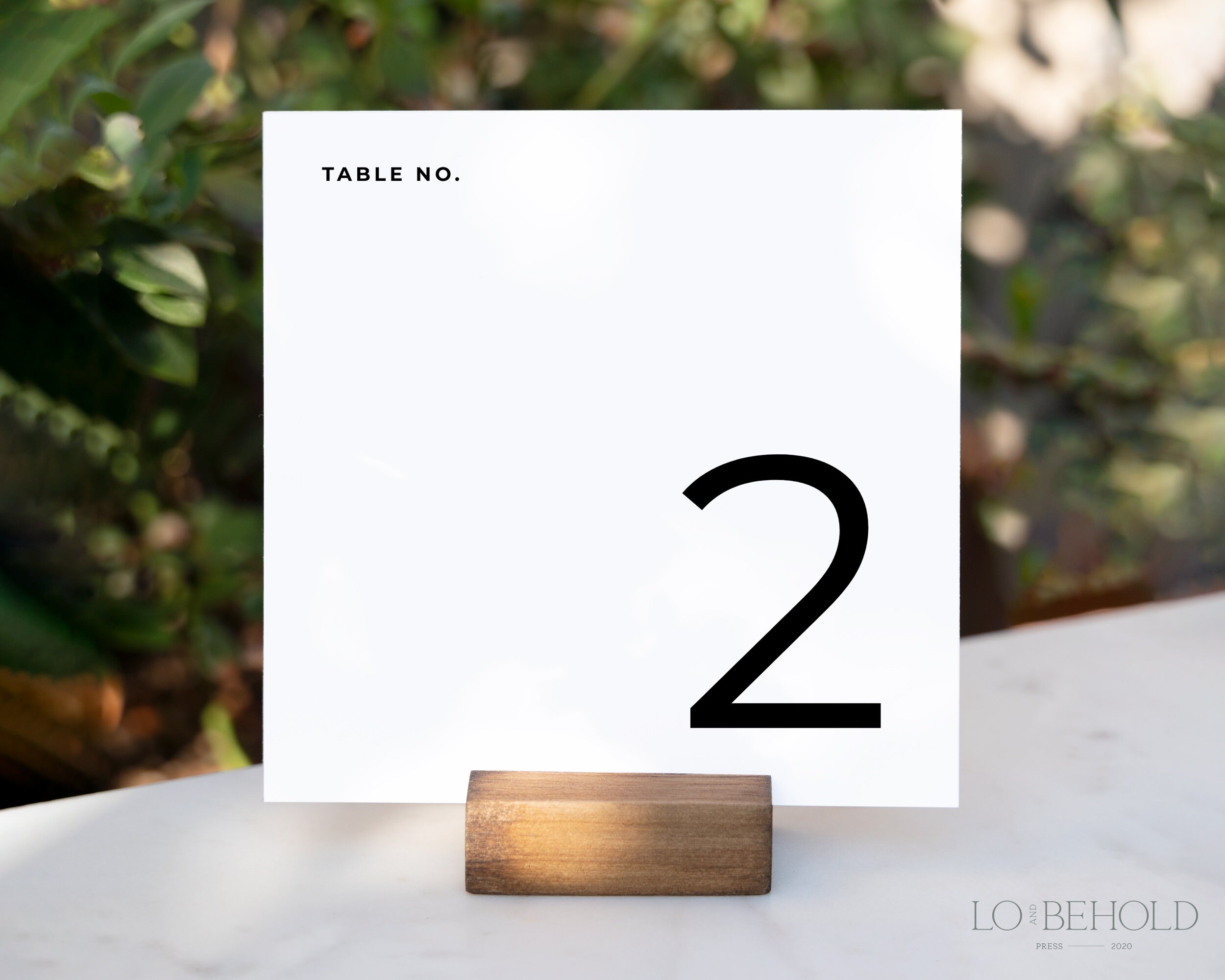 PROMISE | Minimal Table Number Template Editable Template DIY Instant ...