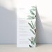 PARADISE | Tropical Menu Template Editable Template Instant Download ...