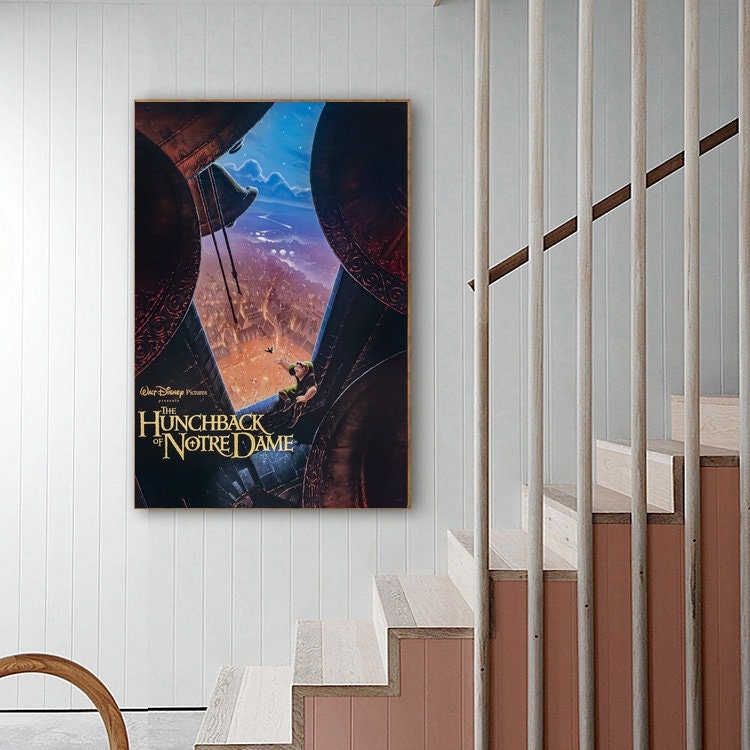 The Hunchback of Notre Dame FILMS Movie Canvas Art Poster Unframe ...