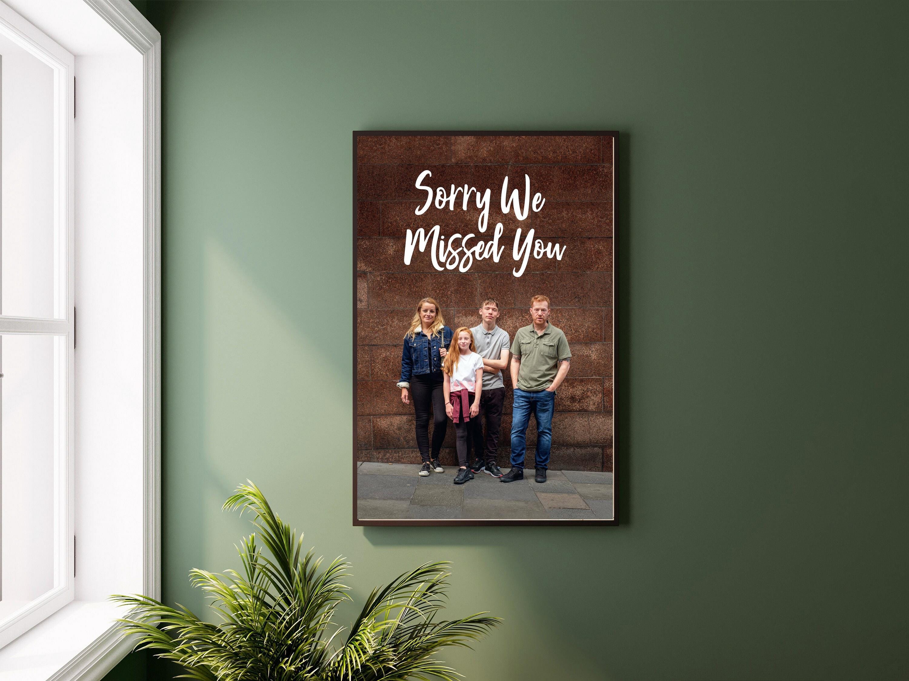 Sorry We Missed You Film Movie Canvas Art Poster Unframe Multiple ...