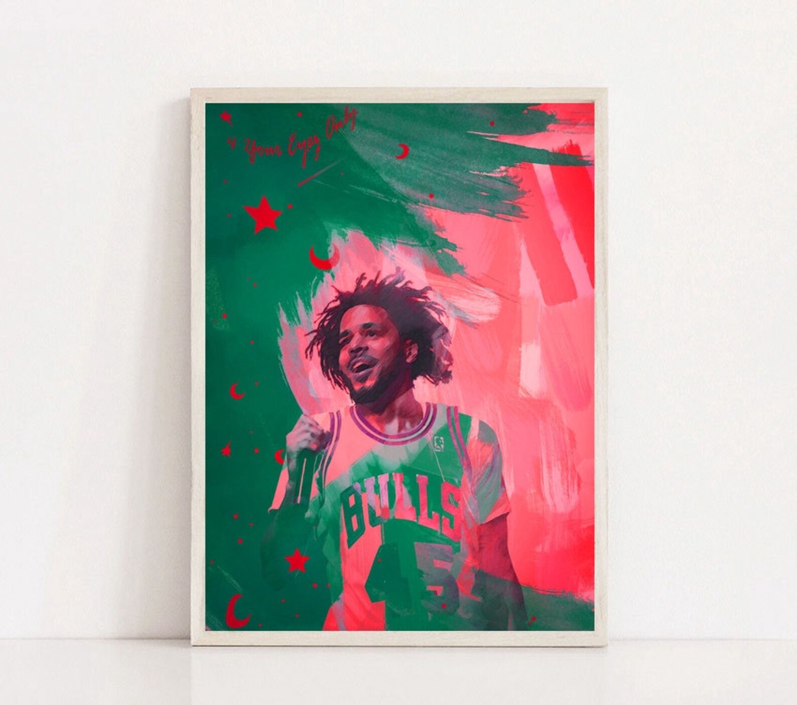 J Cole Fine Art Poster Canvas Painting Wall Decor | Etsy