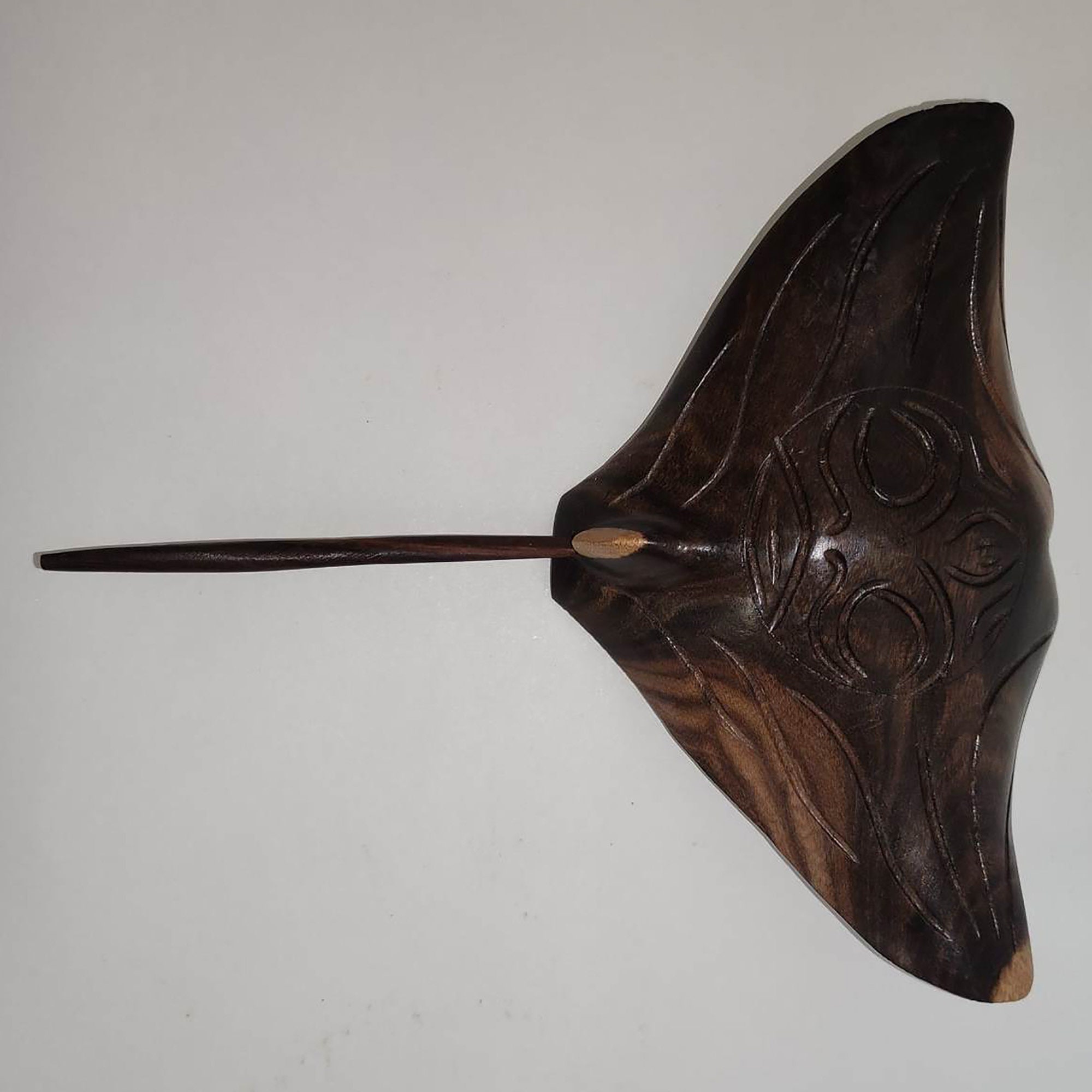 Manta Ray Wood Carving 6 ry15-1 Hand Carved Manta Ray - Etsy