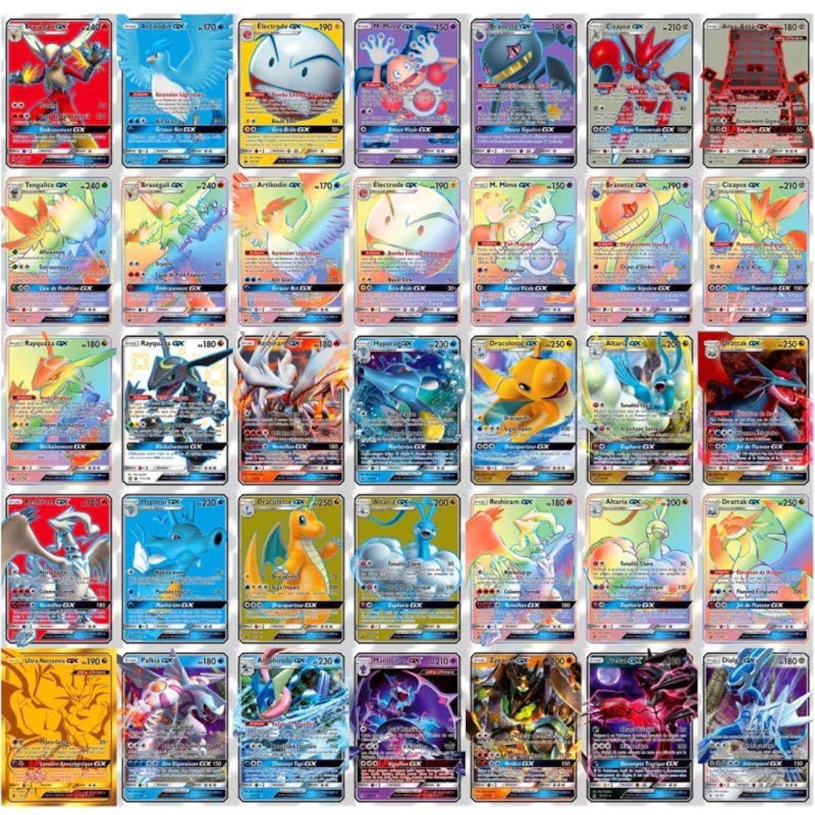 Pokemon Cards Bundle 50 Card Pack 5 Guaranteed Holosreverse And 2 Full Artgxexvmaxv Tcg