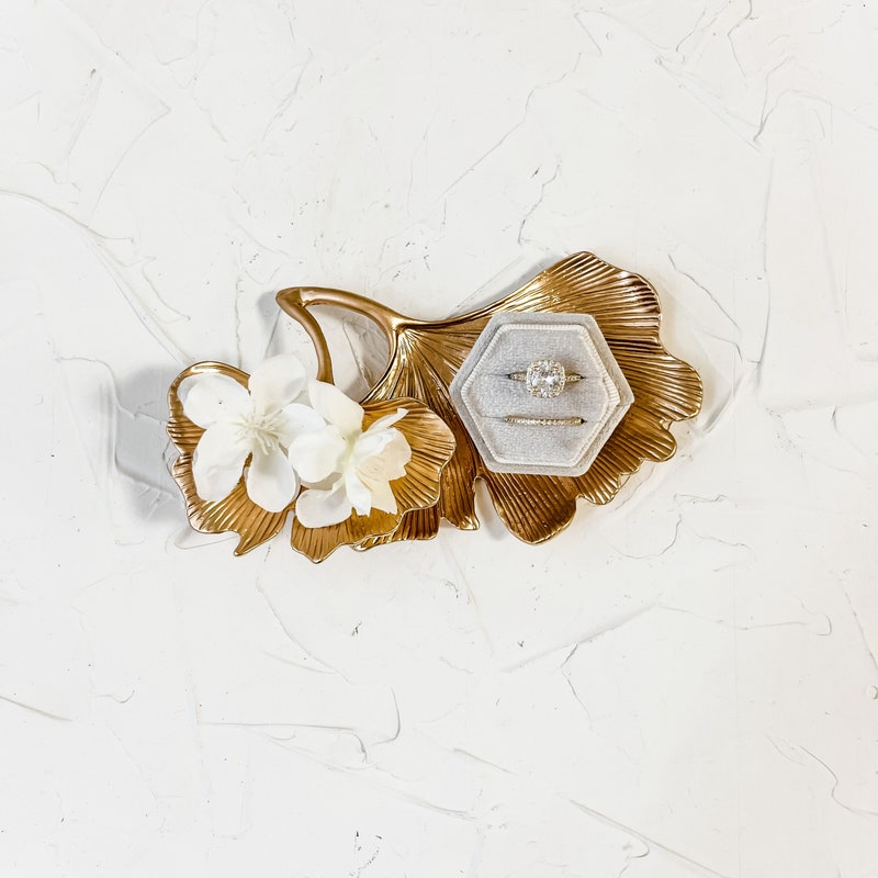 Gold Brass Trinket Dish - Etsy