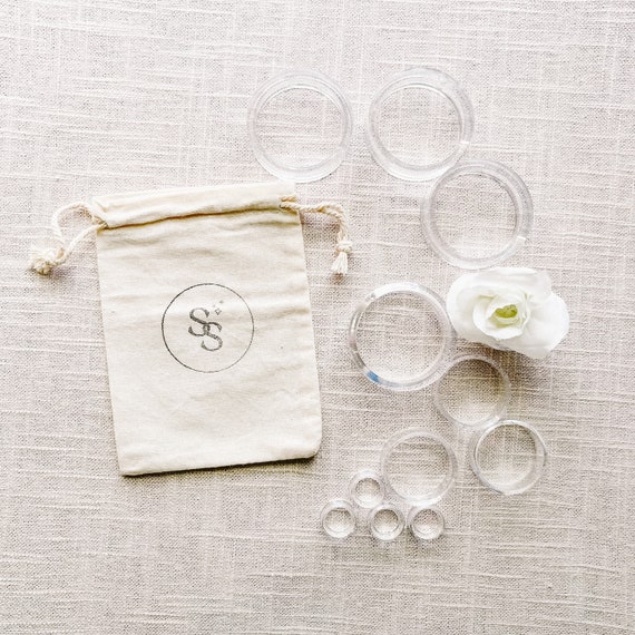 Set of 12 Round Floral Risers for Photographers Invitation - Etsy