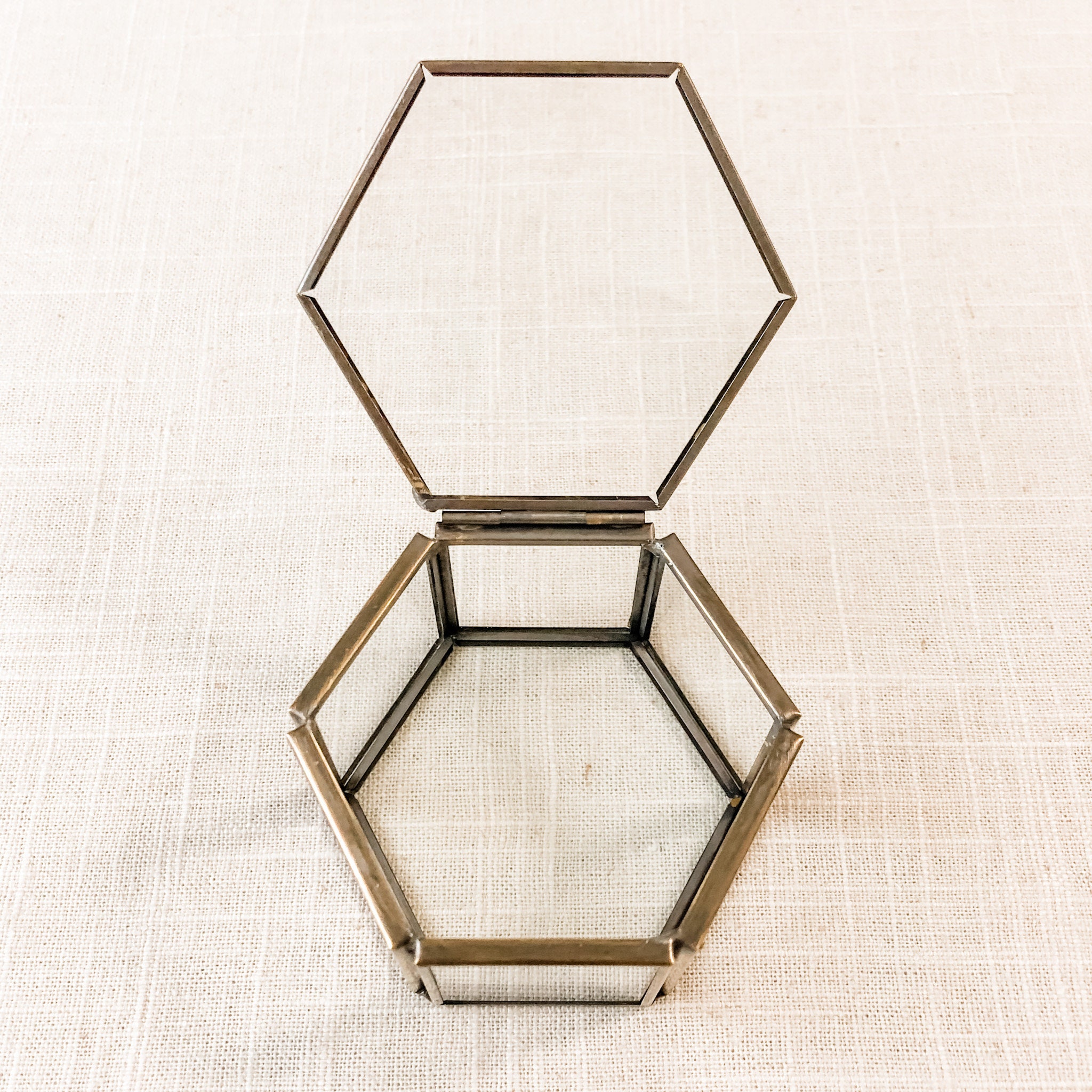 Geometric Glass Jewelry Box at Randall Starkes blog