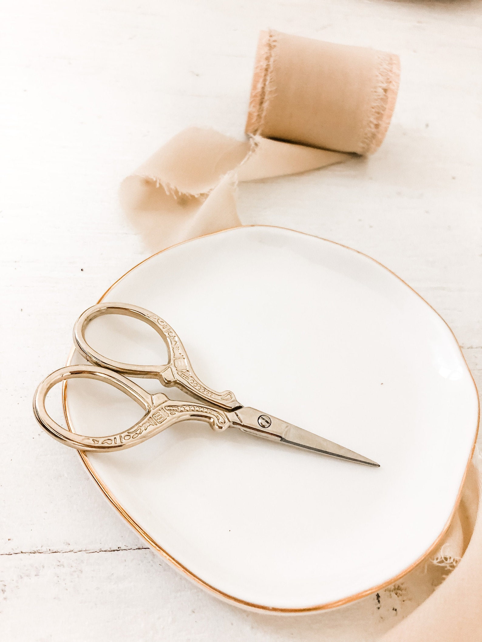 Vintage Gold Scissors Antique Photography Styling Prop for - Etsy